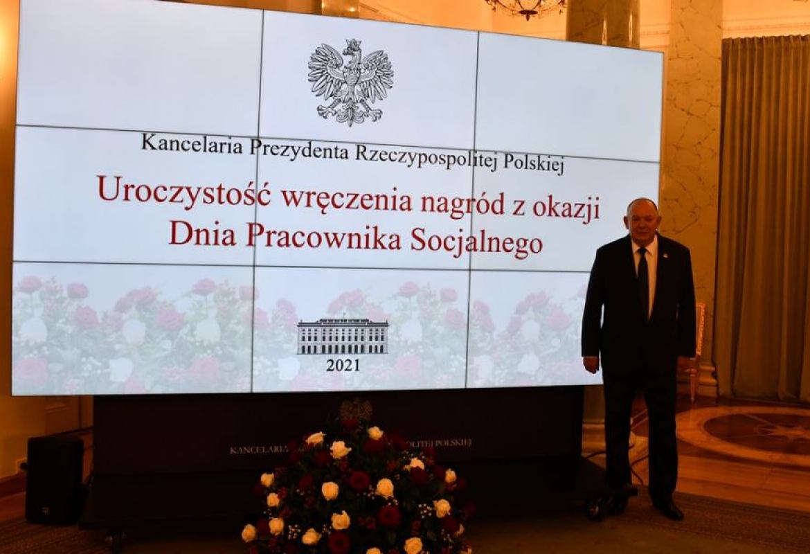 Leszek Lewoc nagrodzony w Pałacu Prezydenckim | Wiadomości Suwałki